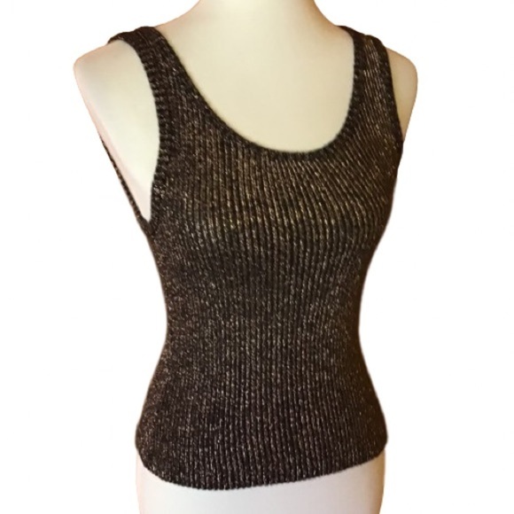 Vintage | Sweaters | Vintage 7s Bronze Tank Top Sweater | Poshmark